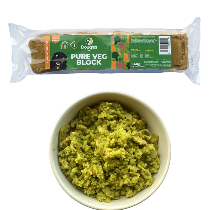 Dougies Veg Mix Cubes 540g - Lead On Dog Shop